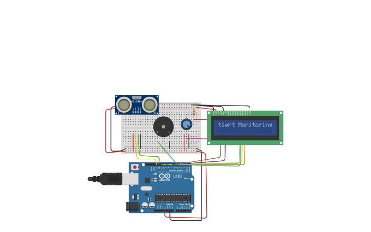 Circuit design Patient_Monitoring_system - Tinkercad
