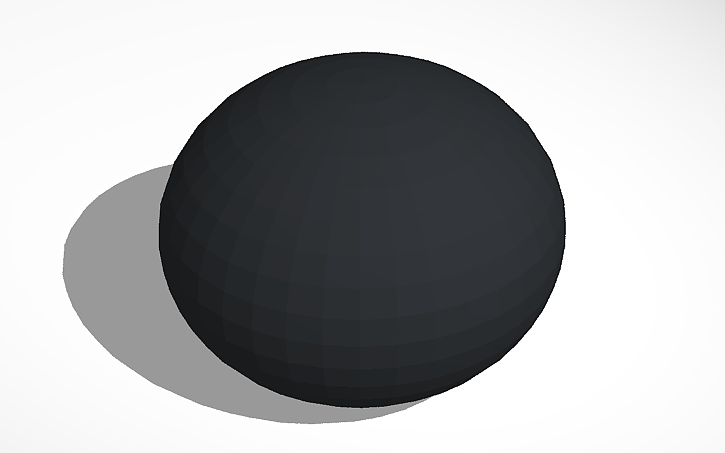 3D design Ball - Tinkercad
