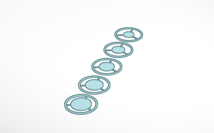 3D design Microscope Dark Field Patch Stop Filter 32mm - Tinkercad