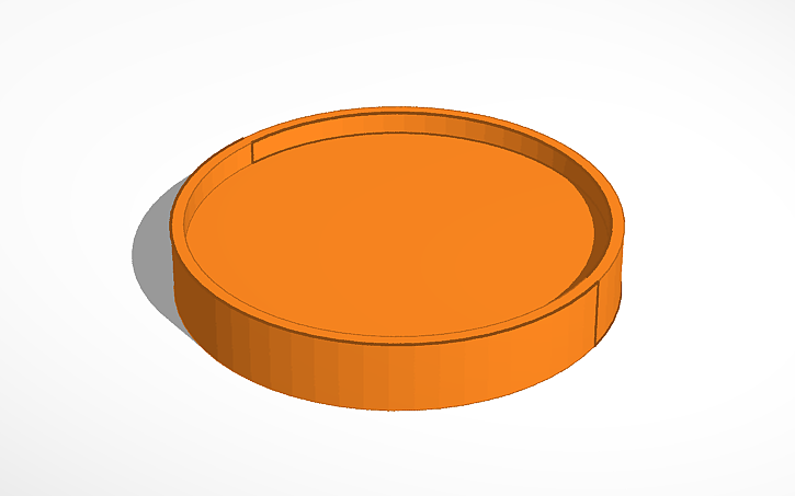 3D design Flip Off coin - Tinkercad