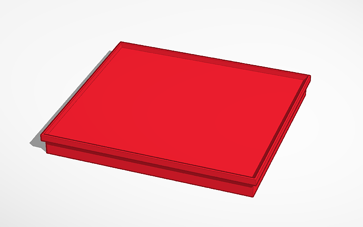 3D design stackable (12)marker trays - Tinkercad