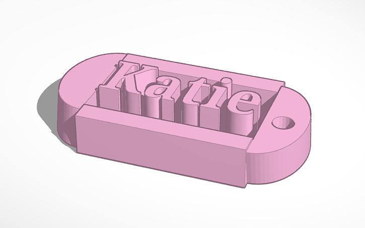 3D design Tinkercad Tutorial - Your Name Tag - Tinkercad