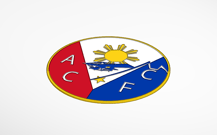 3D design ACFC Patch - Tinkercad