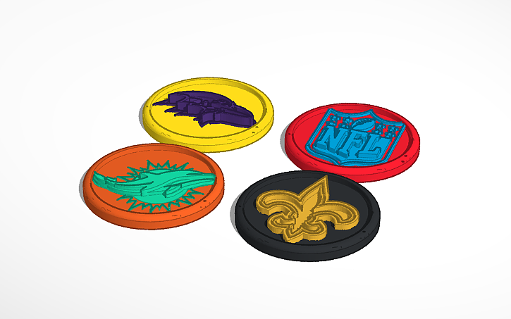 3D design coster bundle 2 - Tinkercad