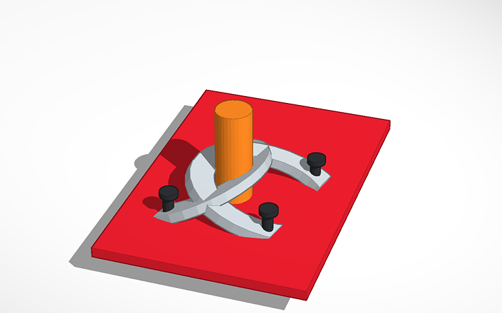 3D design Hydraulic Bottle Jack Diagram - Tinkercad