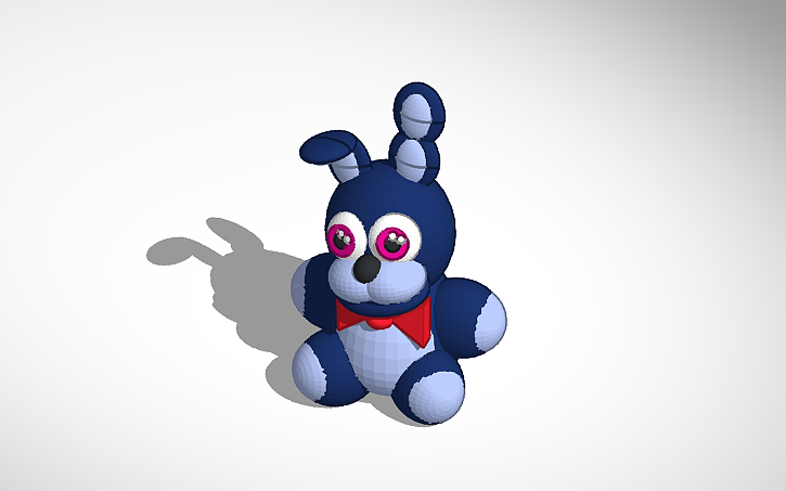3D design FNaF Bonnie Plushie - Tinkercad