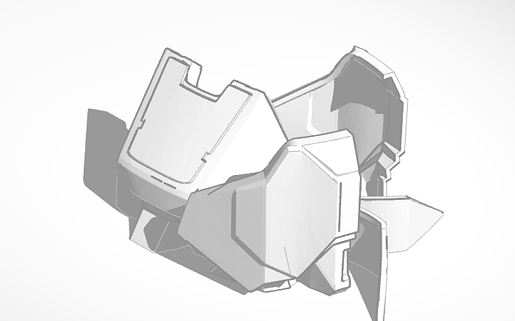 3D design Shoulder and biscep - Tinkercad