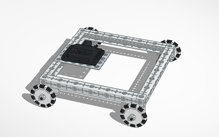 3D design FTC Robot Base - Tinkercad