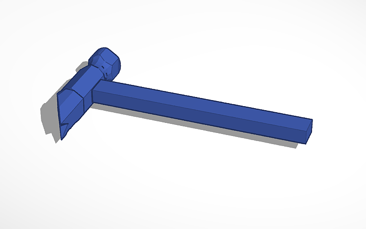 3D design Hammer - Tinkercad