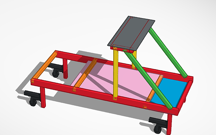 3D design Sim rig - Tinkercad