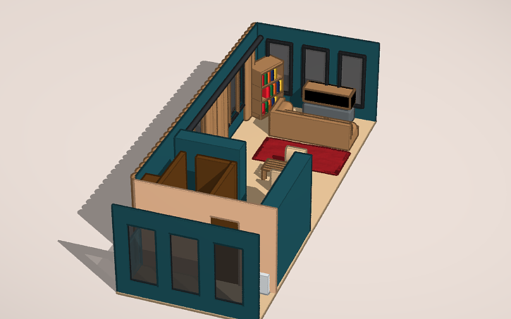 3D design Interior Design Challenge submission - Tinkercad
