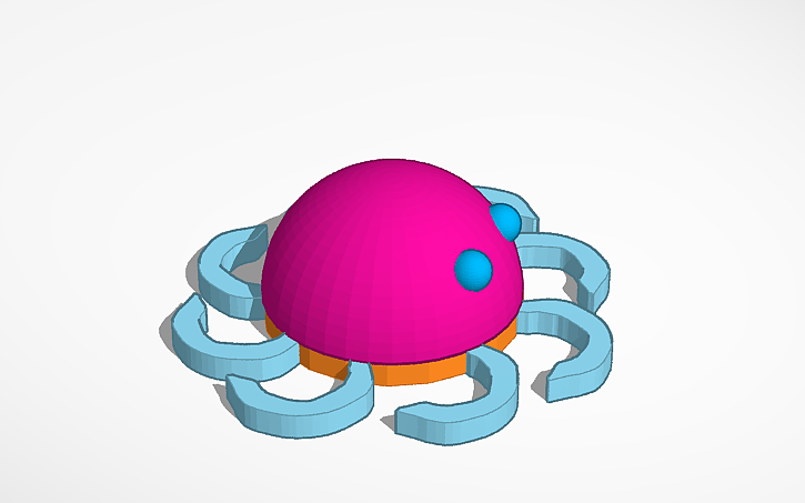 3D design Octopus - Tinkercad