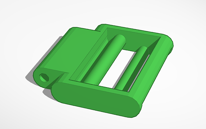 3D design Watch Strap Clasp Adapter V4 - Tinkercad