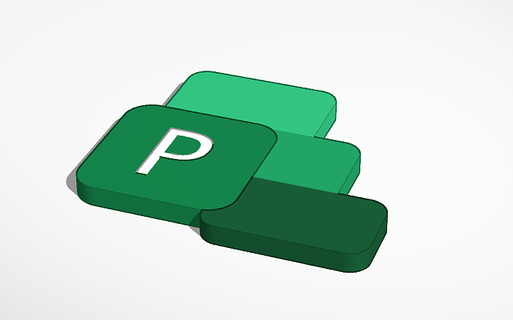 3D design Microsoft Planner logo - Tinkercad