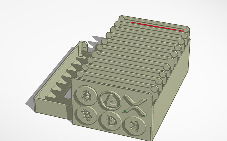 3D design ESP32 w/OLED & case x10 w/USB hub - Tinkercad