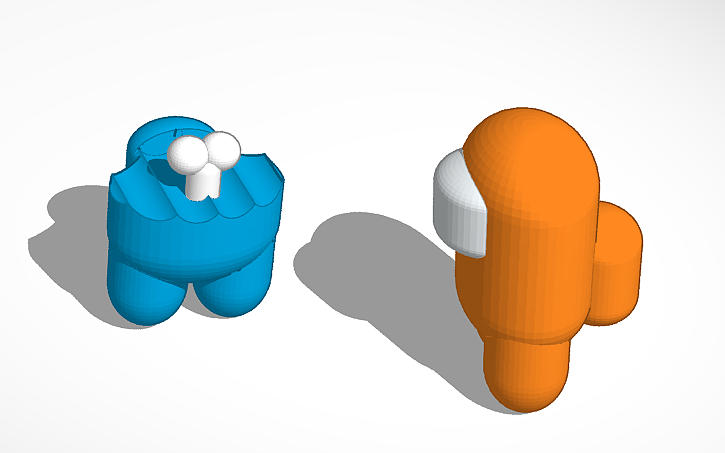 3D design Among us - Tinkercad