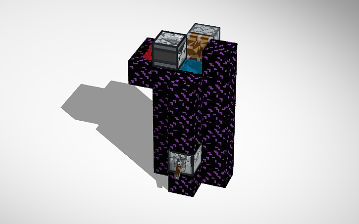 3D design Copy of Minecraft possible TNT cannon - Tinkercad