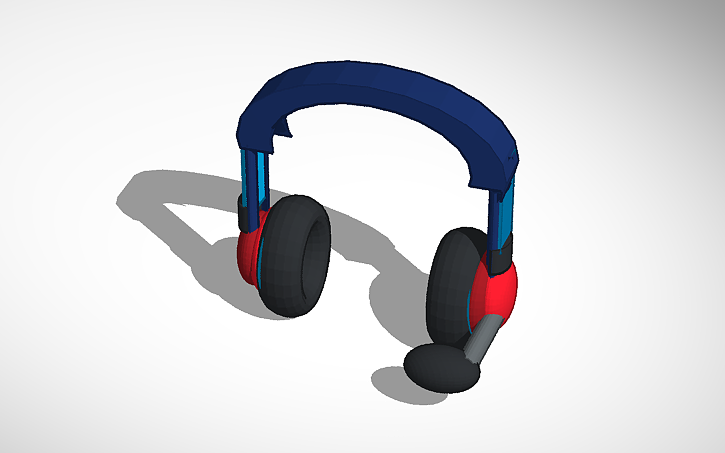 3D design headset - Tinkercad