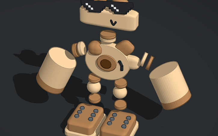 3D design Submission to turn your OC into a wubbox challenge - Tinkercad