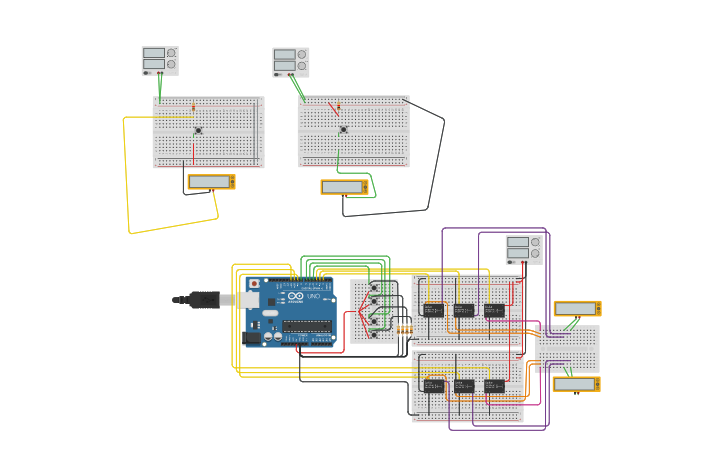 Circuit design moving linear actuators with relays buttons and arduino ...