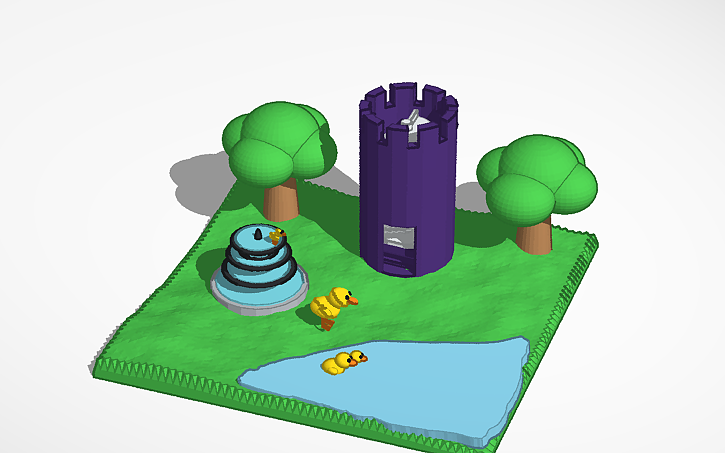 3D design Building - Tinkercad