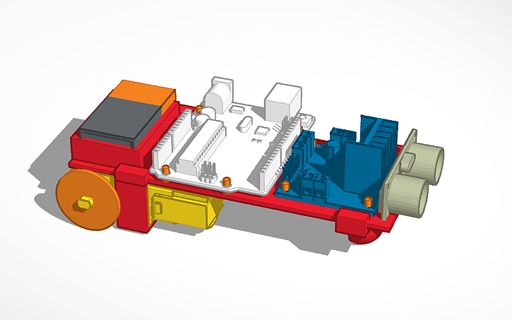 3D design Copy of arduino robot set - Tinkercad
