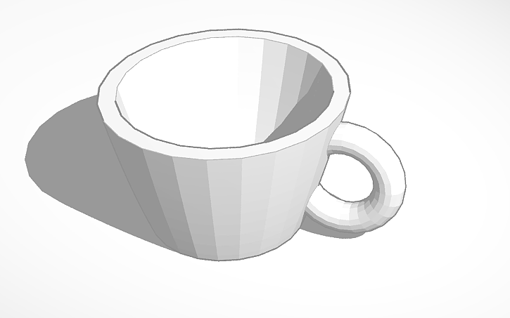 3D design Fincan - Tinkercad