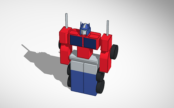 3D design Optimus Prime (TRANSFORMING) - Tinkercad
