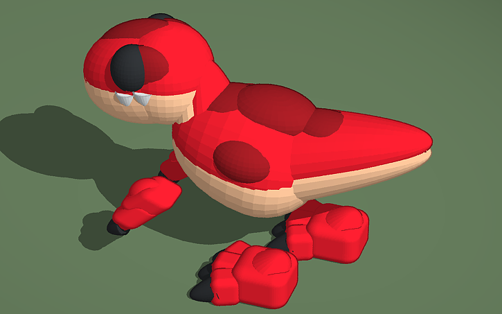 3D design Velociraptor Adopt me! - Tinkercad