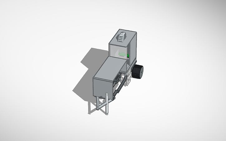 3D design Diesel tow able generator - Tinkercad
