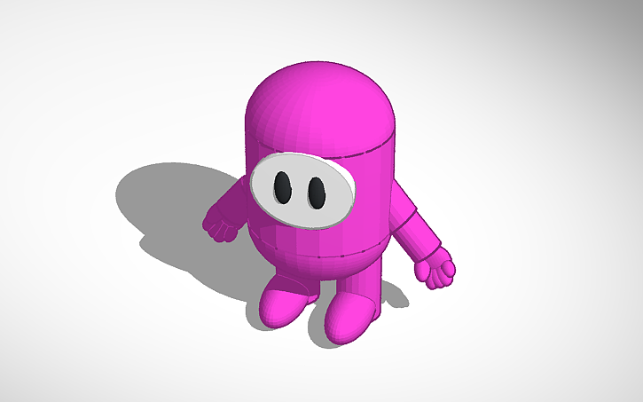 3D design fall guys - Tinkercad