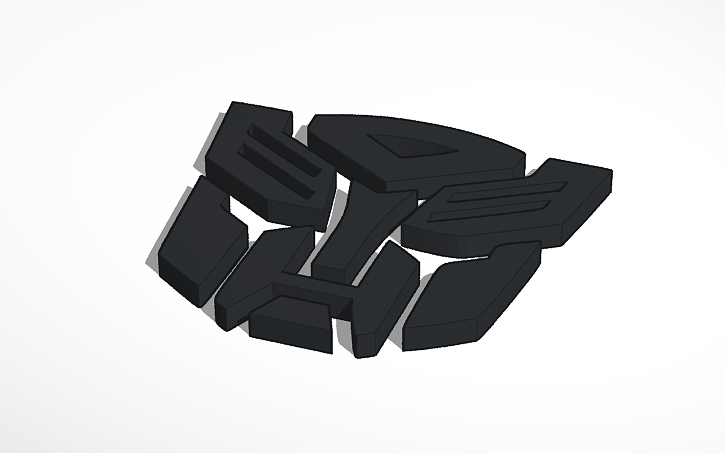 3D design transformer - Tinkercad