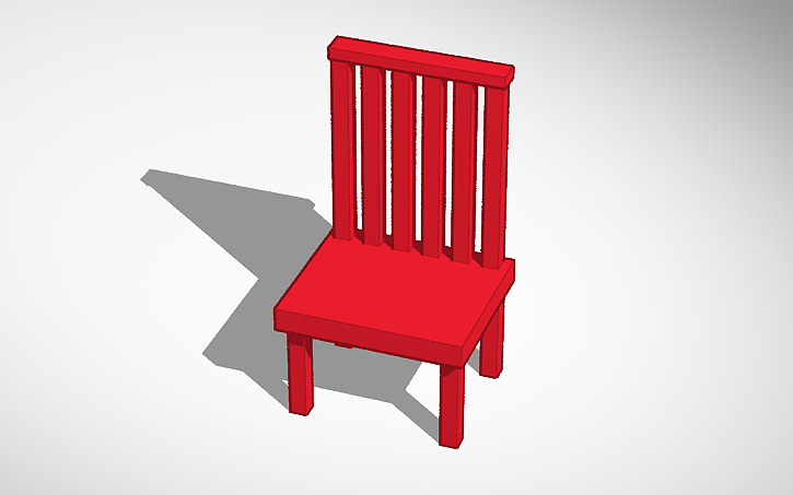 3D design A chair - Tinkercad