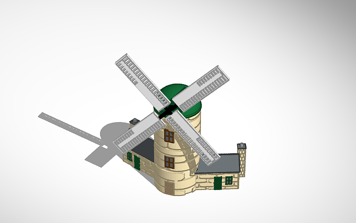 3D design make it your own windmill - Tinkercad