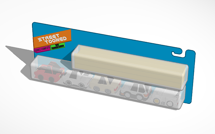 3D design STREET TOONED Series 1 Complete set & Tracks - Tinkercad