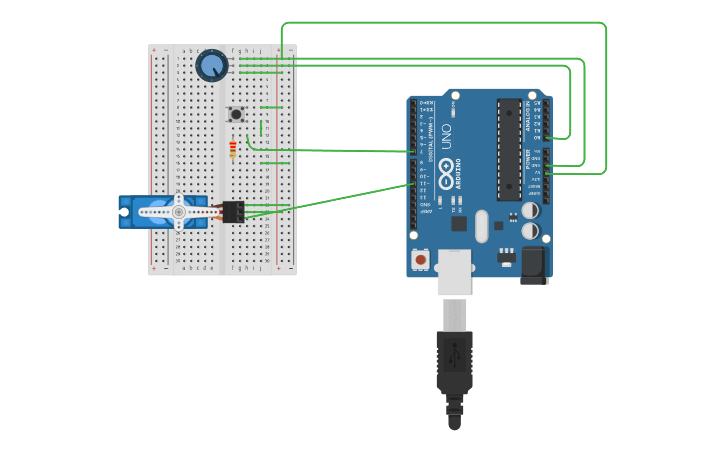 Circuit design Safe - Tinkercad