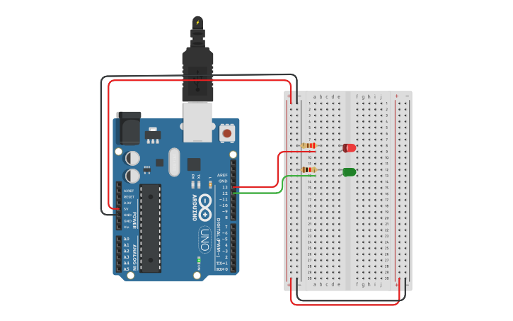 Circuit design Simple Arduino Circuit - Tinkercad