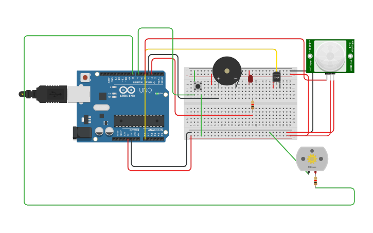 Circuit design Example task 1 - Tinkercad