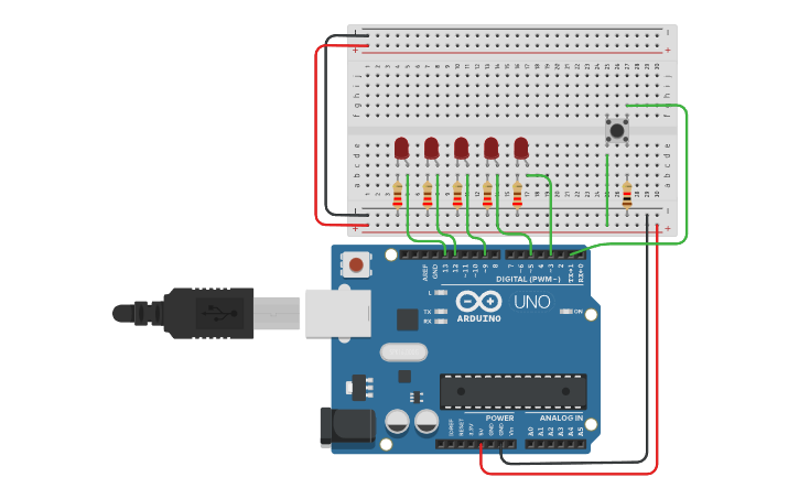 Circuit design Code - Tinkercad