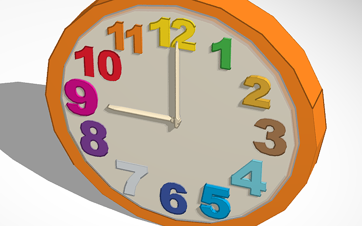 3D design Clocks - Tinkercad