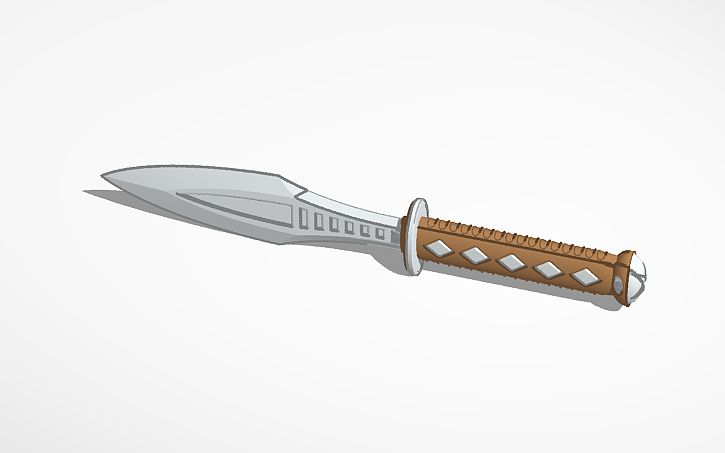 3D design Fantasy Dagger - Maiden's Defence - June 2025 - Tinkercad