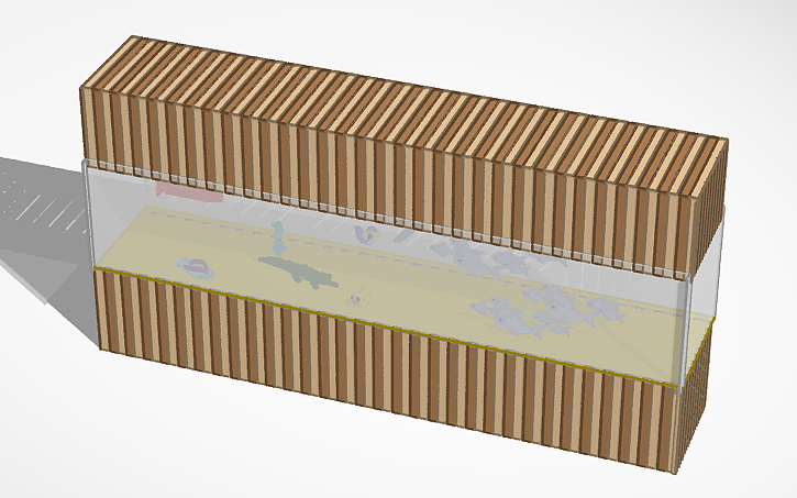 3D design Fish Tank . - Tinkercad