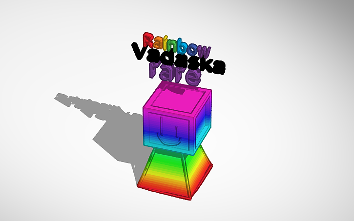 3D design Rainbow Vadaska (steal a Vuss) - Tinkercad