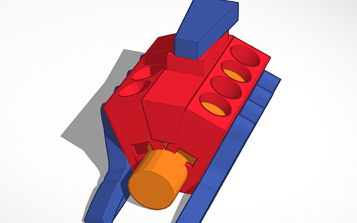 3D design custom v8 engine - Tinkercad