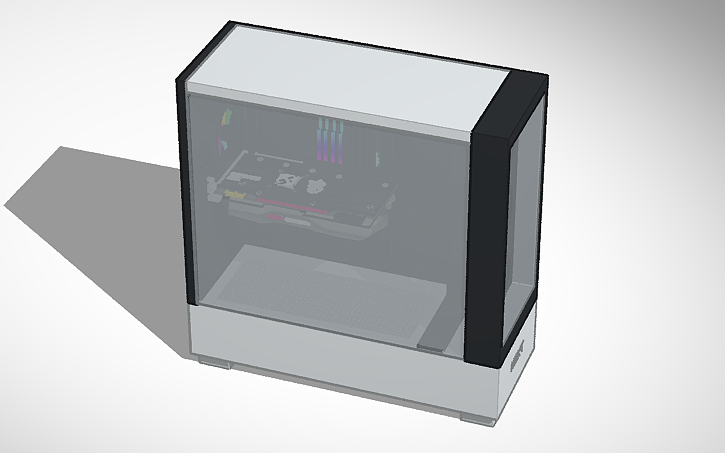 3D design RGB Gaming PC - Tinkercad