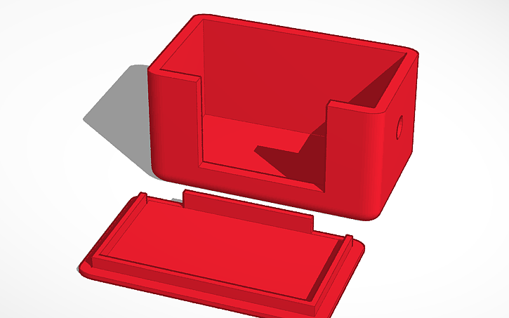 3D design MT3608 DC-DC USB converter case - Tinkercad