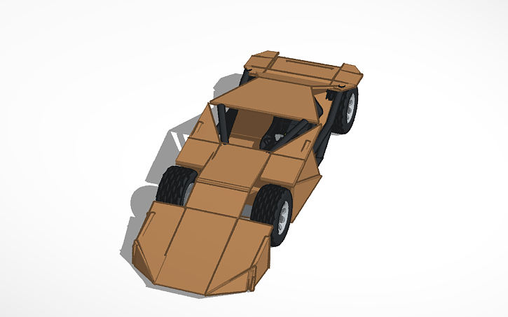 3D design ramp car - Tinkercad