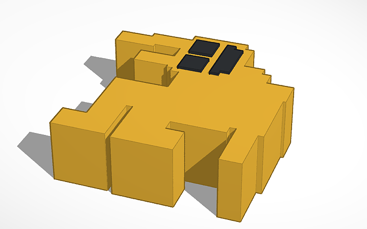 3D design 8-Bit Spring Bonnie Suit (FNAF 3 Minigame) - Tinkercad