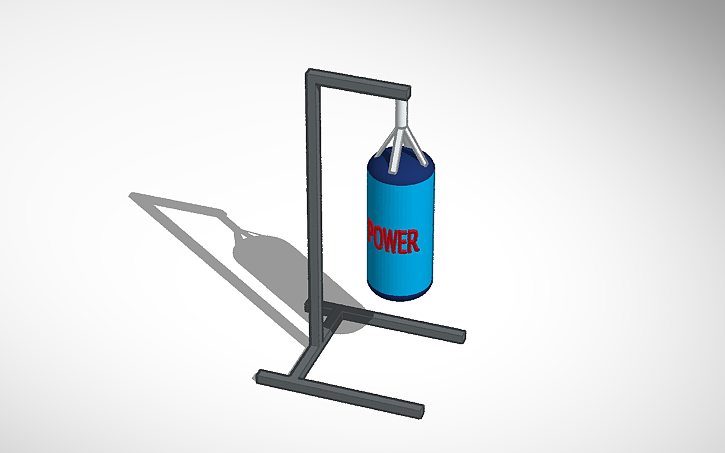 3D design PUNCHING BAG - Tinkercad