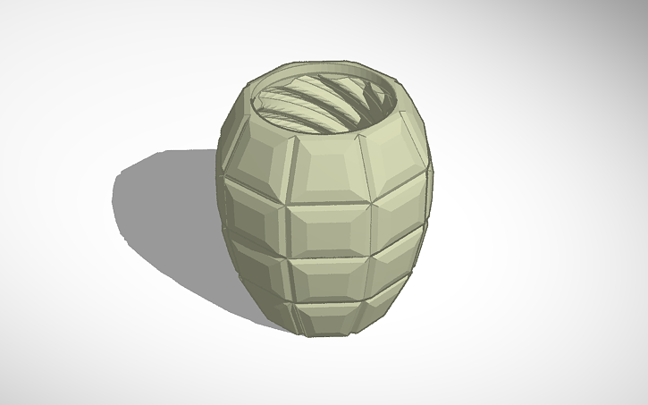 3D design Grenade - Tinkercad